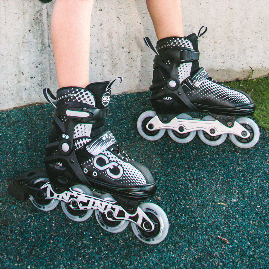ALPHA - Size Adjustable Inline Skates | Infinity Skates