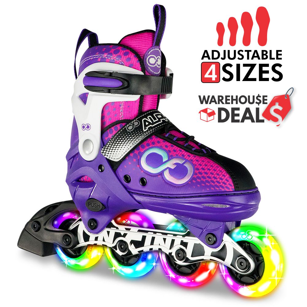 Warehouse Deal | ALPHA - Purple Inline Skates