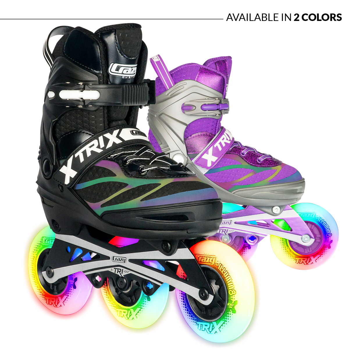 TRIX - 3 Wheel Size Adjustable Inline Skates