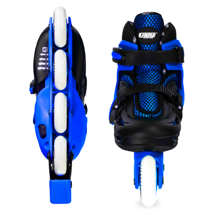 Blade Blue Size Adjustable Inline Skates | Kids Crazy Skates