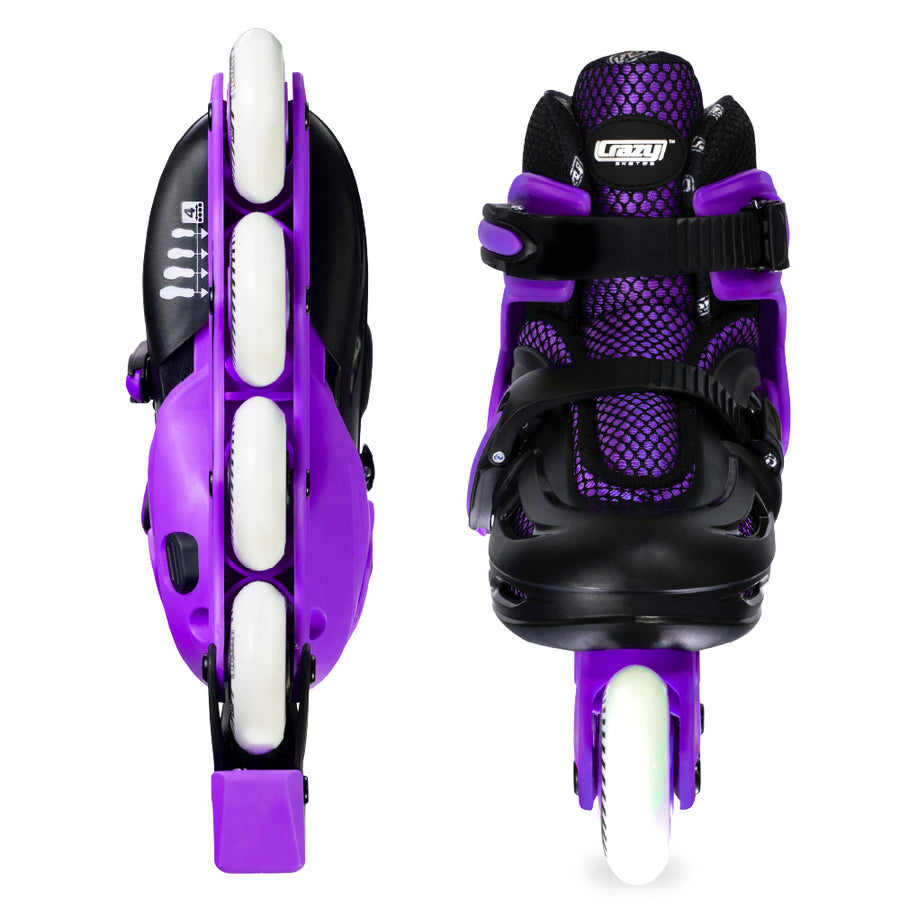 Blade Purple Size Adjustable Inline Skates | Kids Crazy Skates