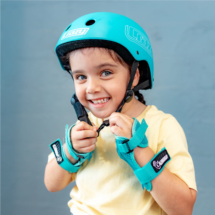 ProteXion Teal Safety Pads - Three Piece Set | Crazy Skates
