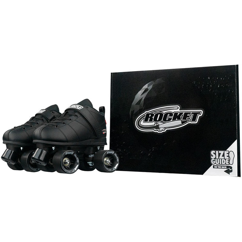 Rocket - Black Speed Skates | Crazy Skates