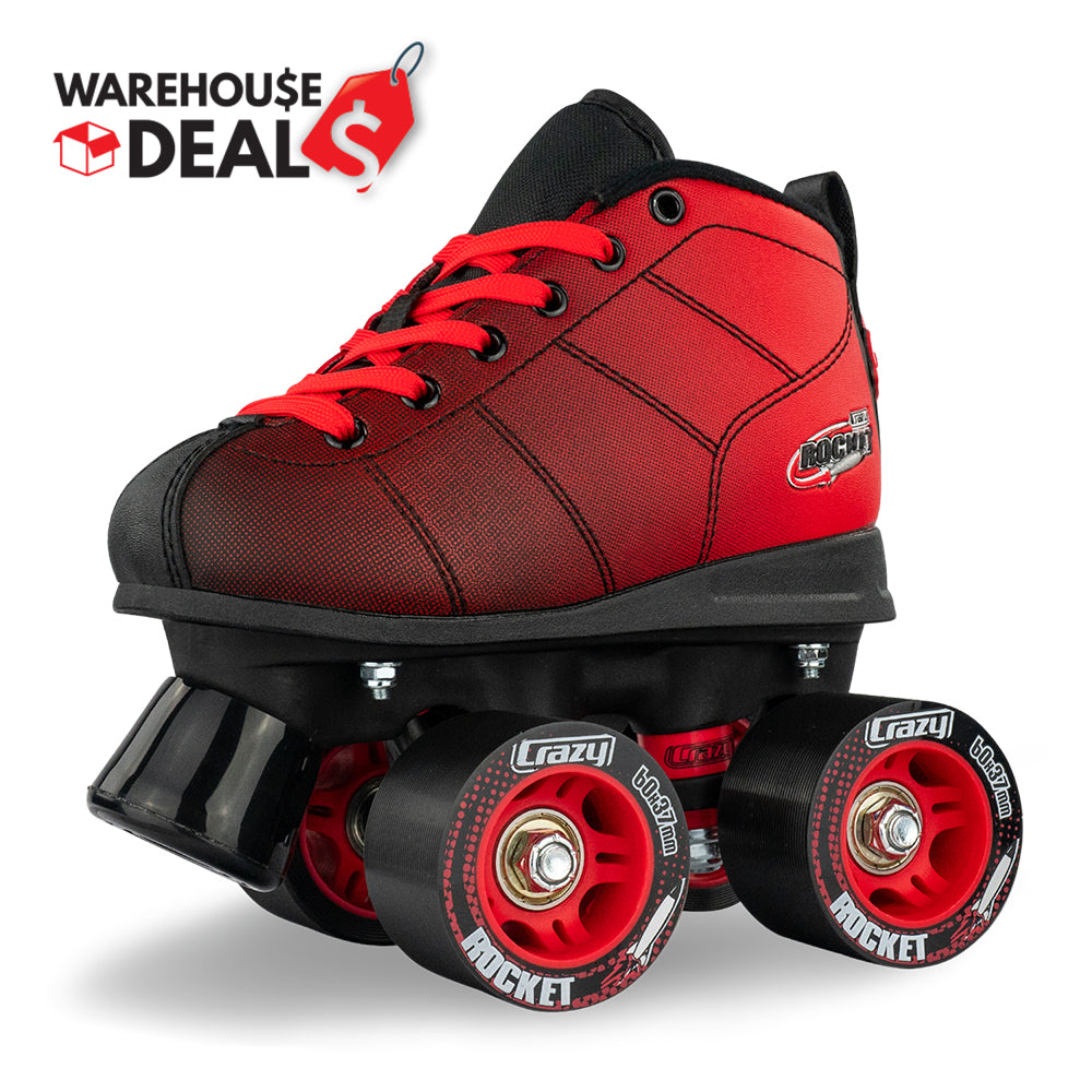Warehouse Deal | ROCKET JR - Red Roller Skates