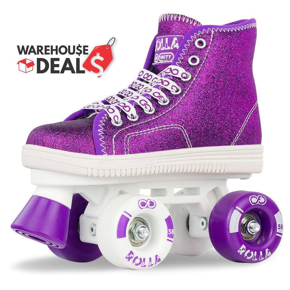 Warehouse Deal | ROLLA - Purple Roller Skates