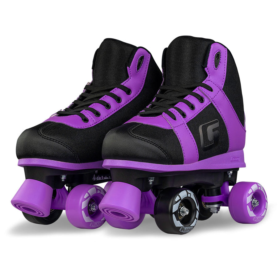 SK8 Purple - Size Adjustable Hi-Top Roller Skates