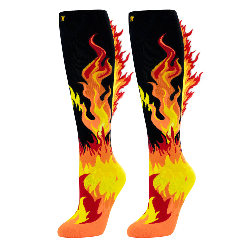 FLAME ON | Crazy Socks