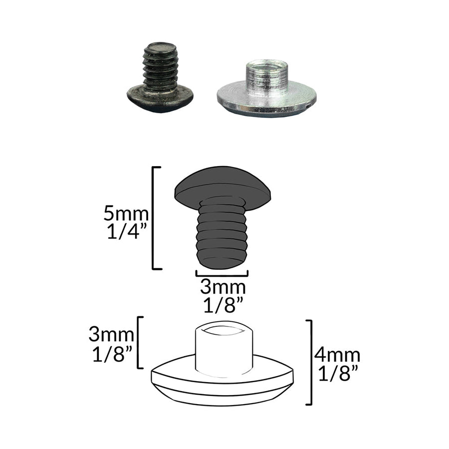 Flush Mount Screw Set | Crazy Skates