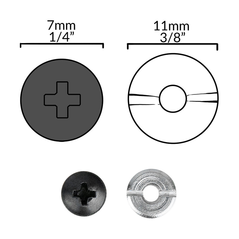 Flush Mount Screw Set | Crazy Skates